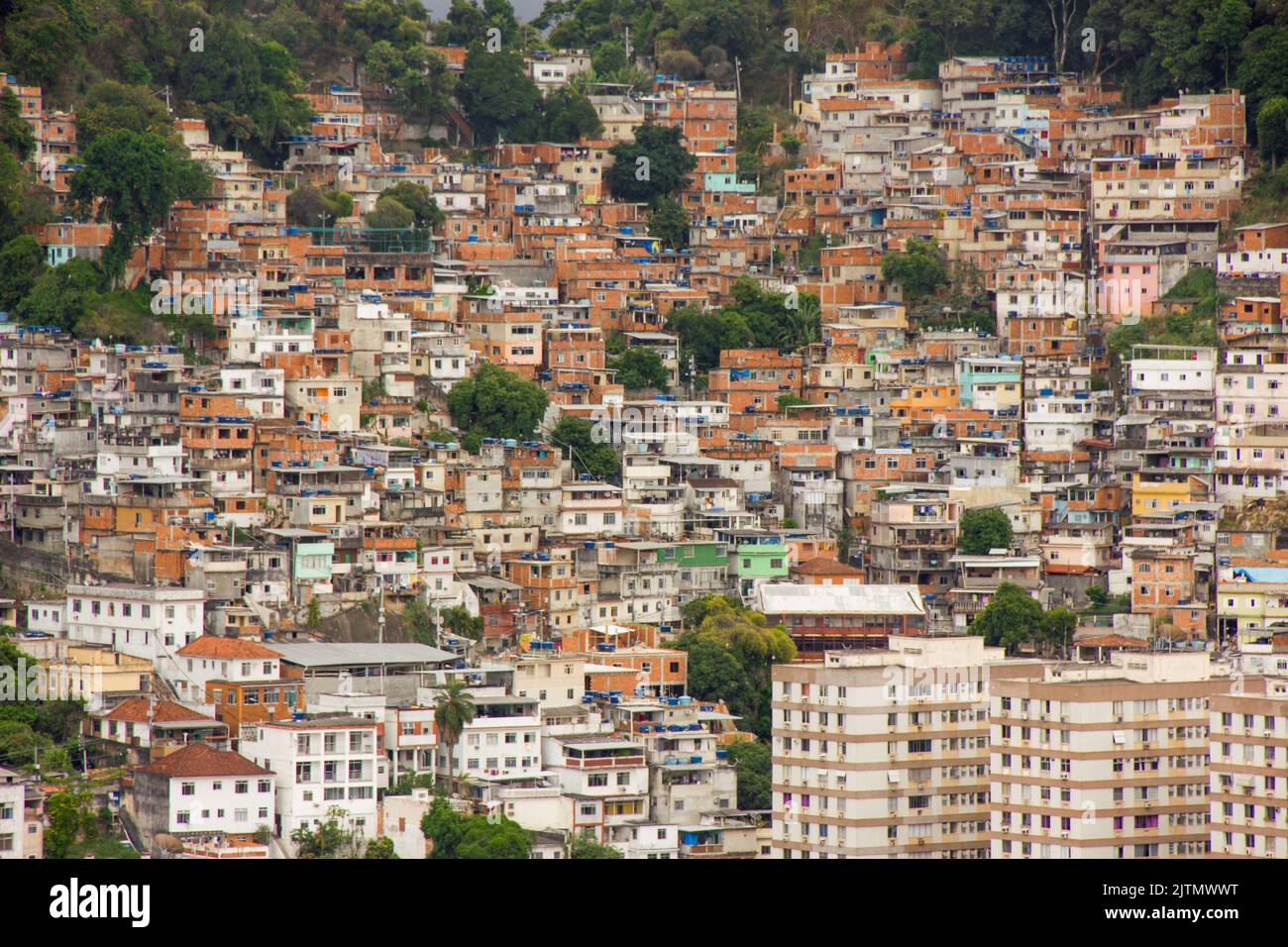 favela do tabajara in copacabana, Rio de Janeiro, Brazil - December 23 ...