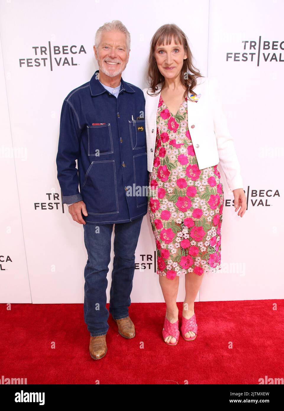 Stephen Lang And Signe Baumane Attending The Tribeca Film Festival