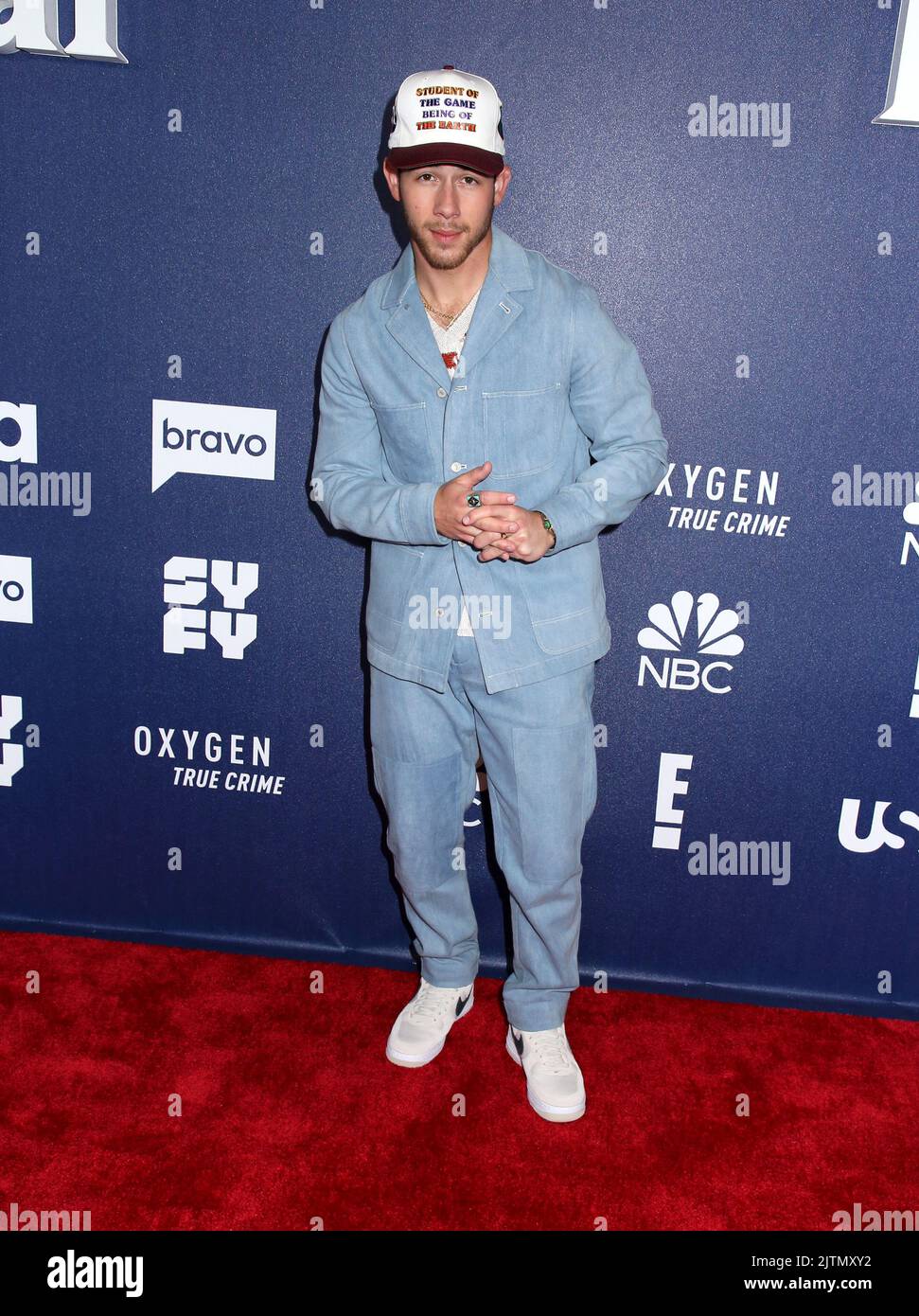 Nick Jonas attending the NBCUniversal 2022 Upfront held at The Mandarin ...