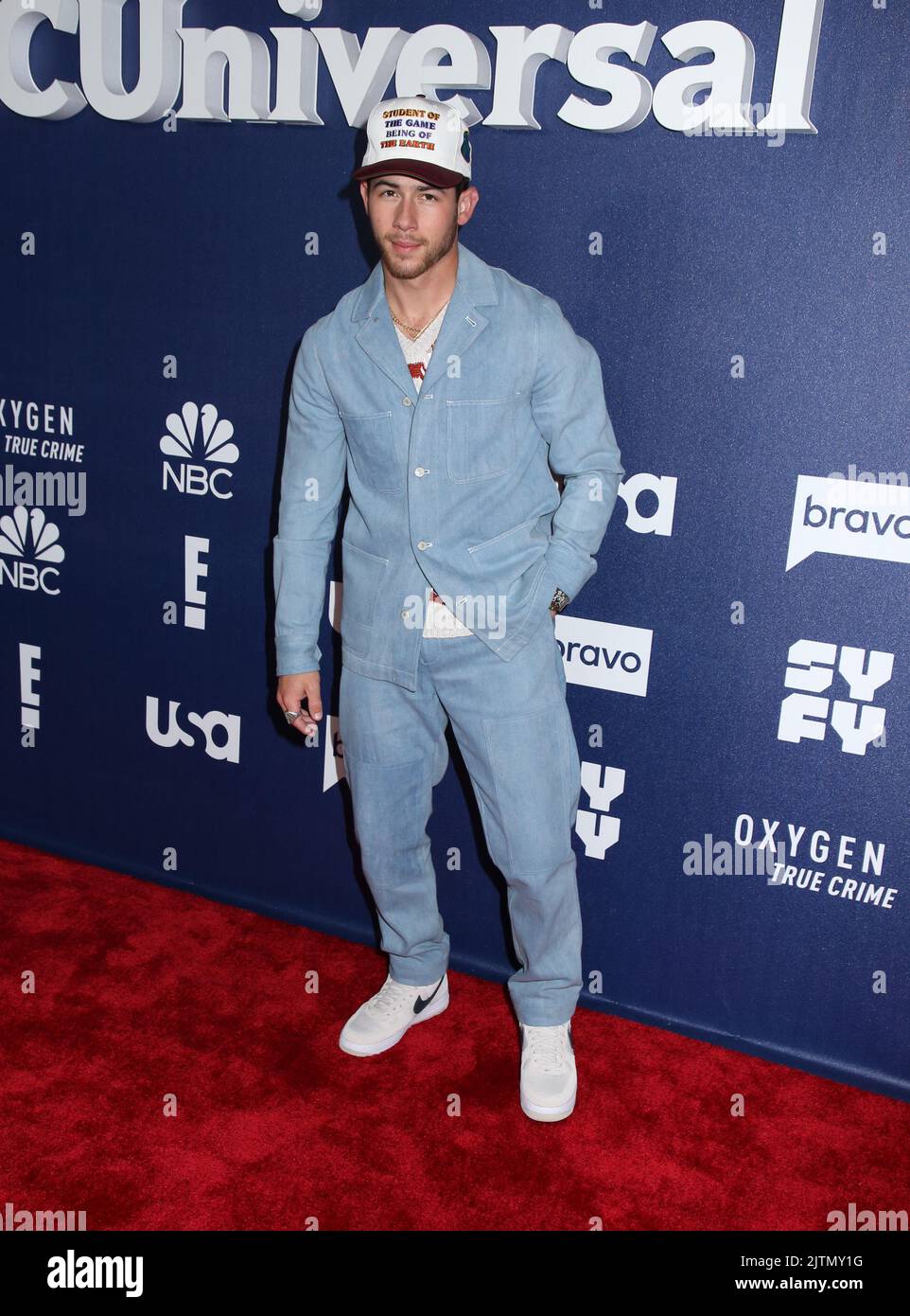 Nick Jonas attending the NBCUniversal 2022 Upfront held at The Mandarin ...