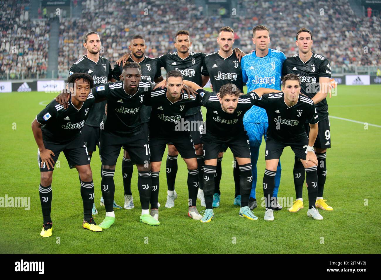 Juventus Fc team photo during the Italian Serie A, football match ...