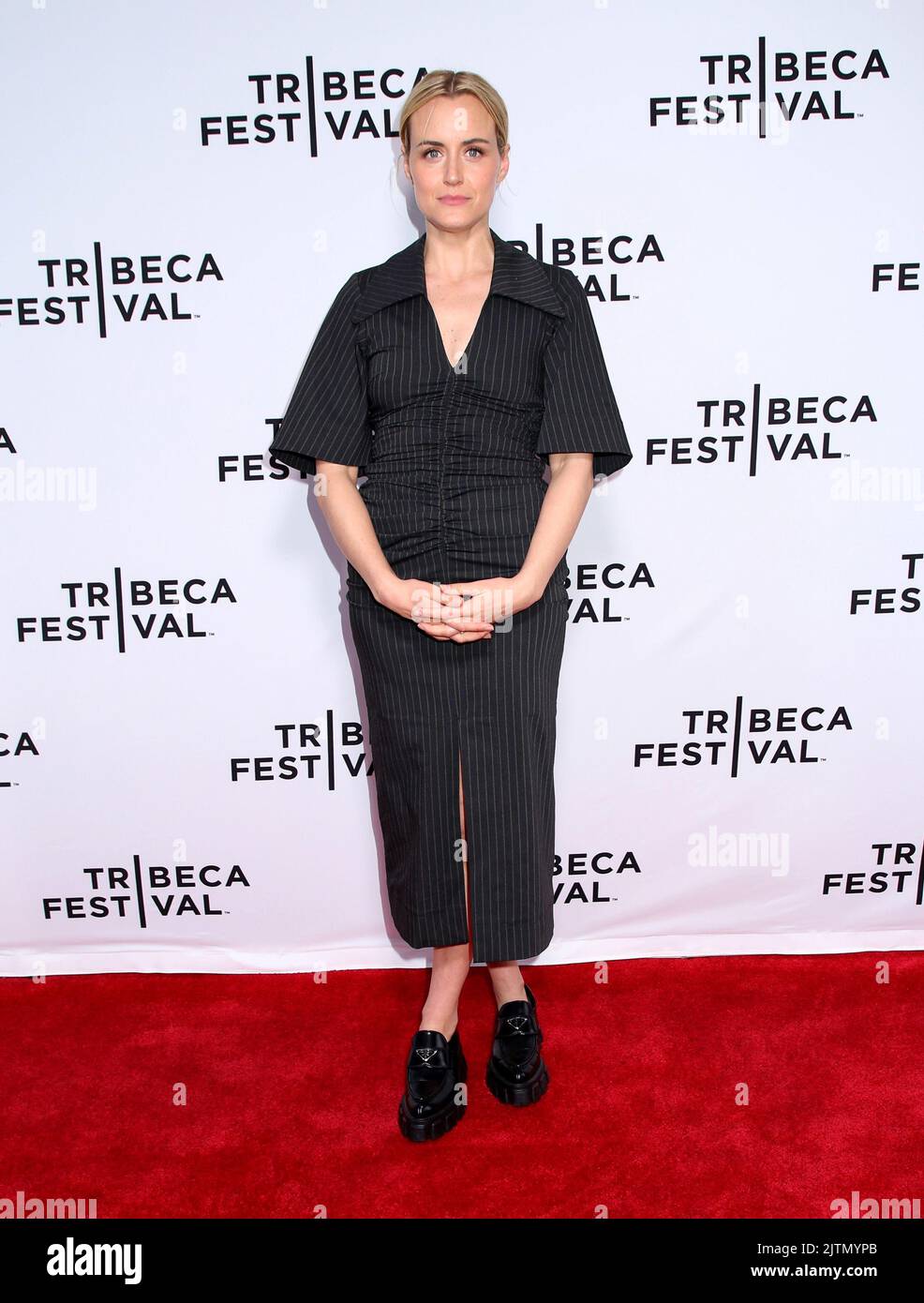 Taylor Schilling attending the Tribeca Film Festival - 'Pantheon ...