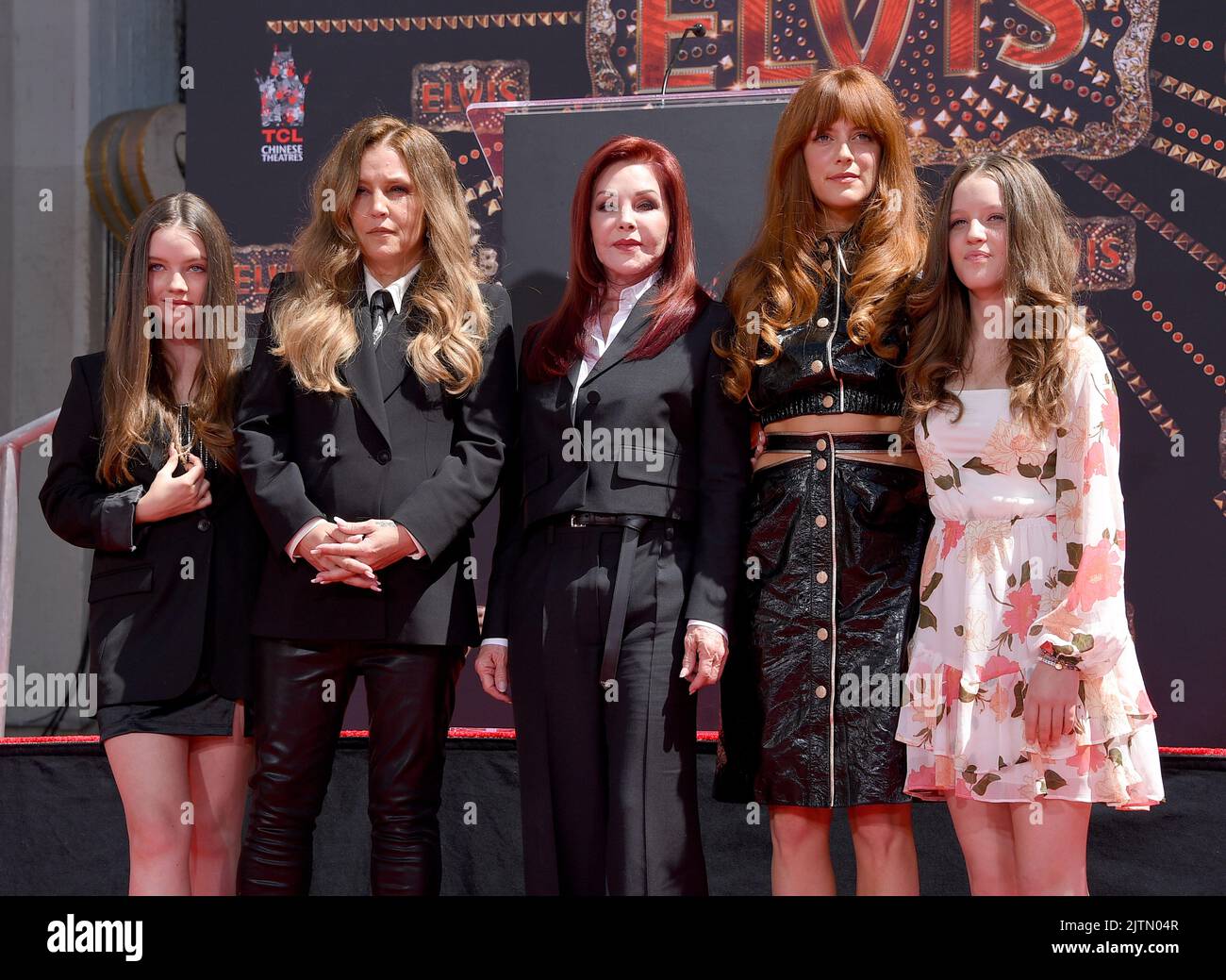 Finley Aaron Love Lockwood, Lisa Marie Presley, Priscilla Presley ...