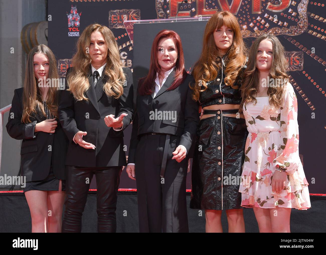 Finley Aaron Love Lockwood, Lisa Marie Presley, Priscilla Presley ...