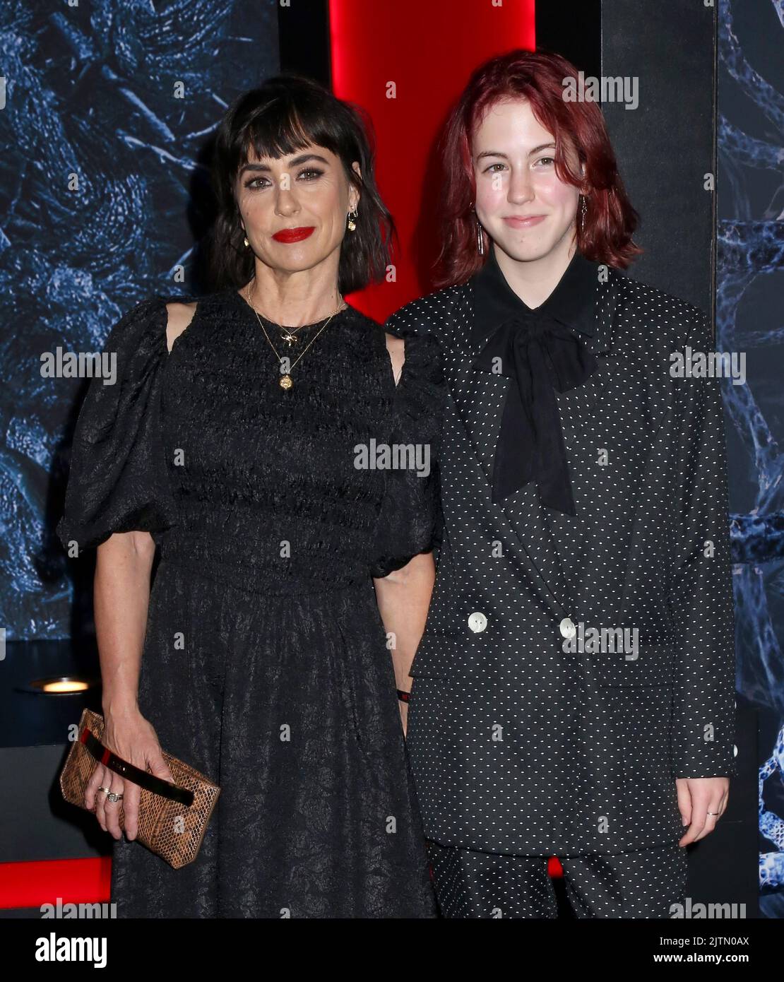 Constance Zimmer and daughter Colette Zoe Lamoureux attending the ...