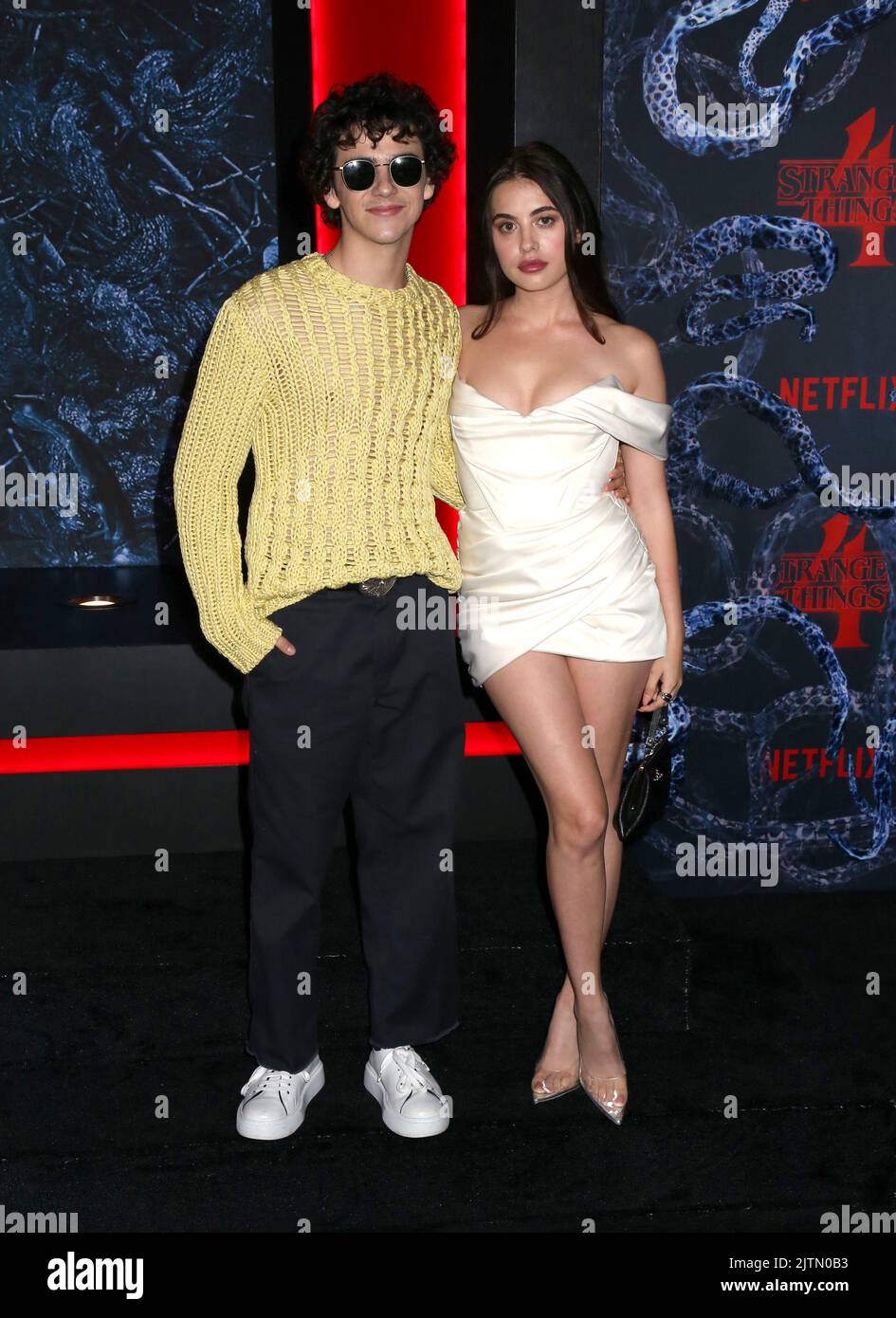 Jack Dylan Grazer and Morgan Choen attending the 'Stranger Things ...