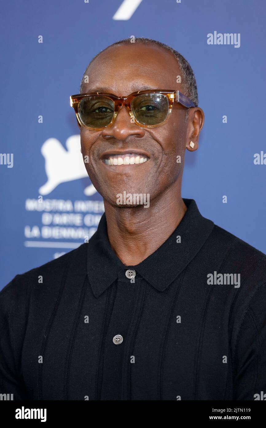 Venice, Italy, 31 August 2022. Don Cheadle poses at the photocall of ...