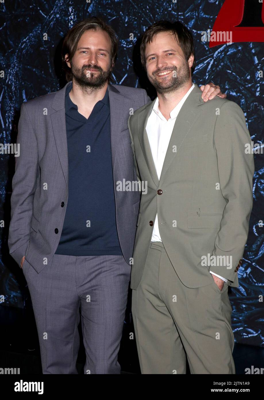 Matt Duffer and Ross Duffer attending the 'Stranger Things' Season 4 ...