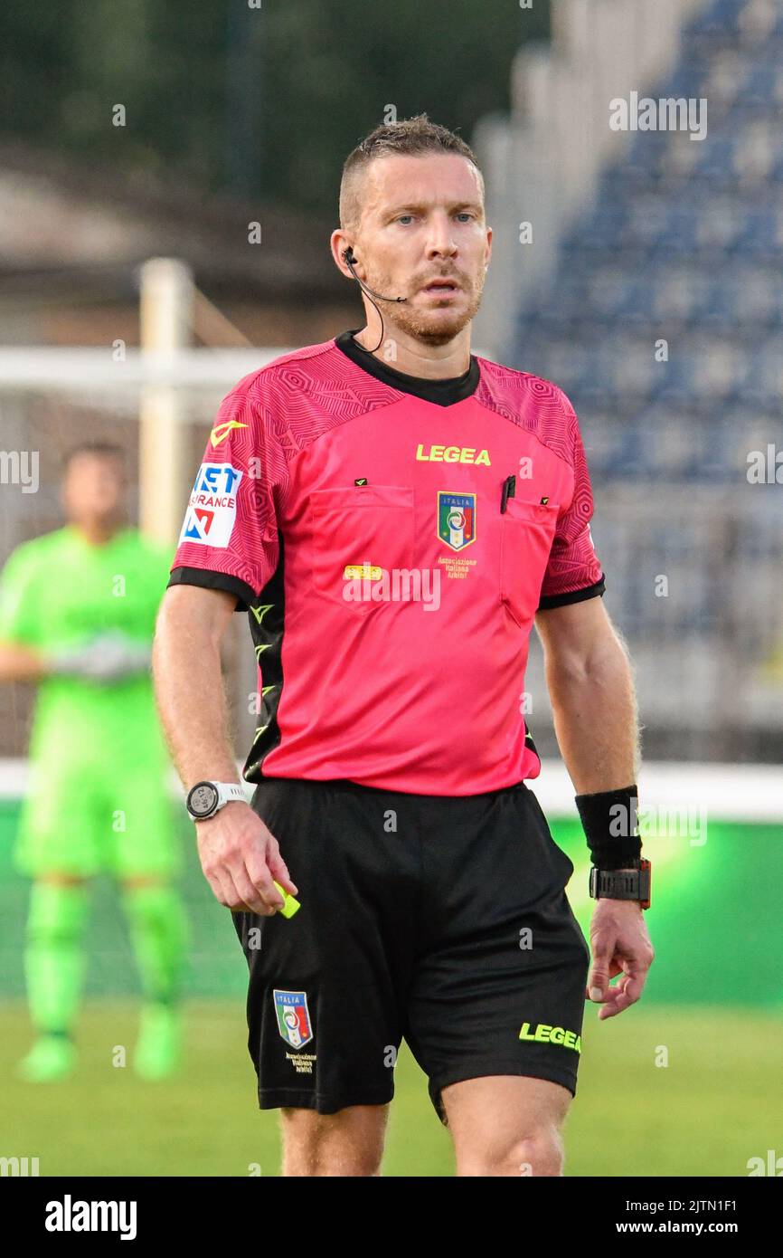 Empoli, Italy. 31st Aug, 2022. Referee Mr. Marco Serra from Torino ...