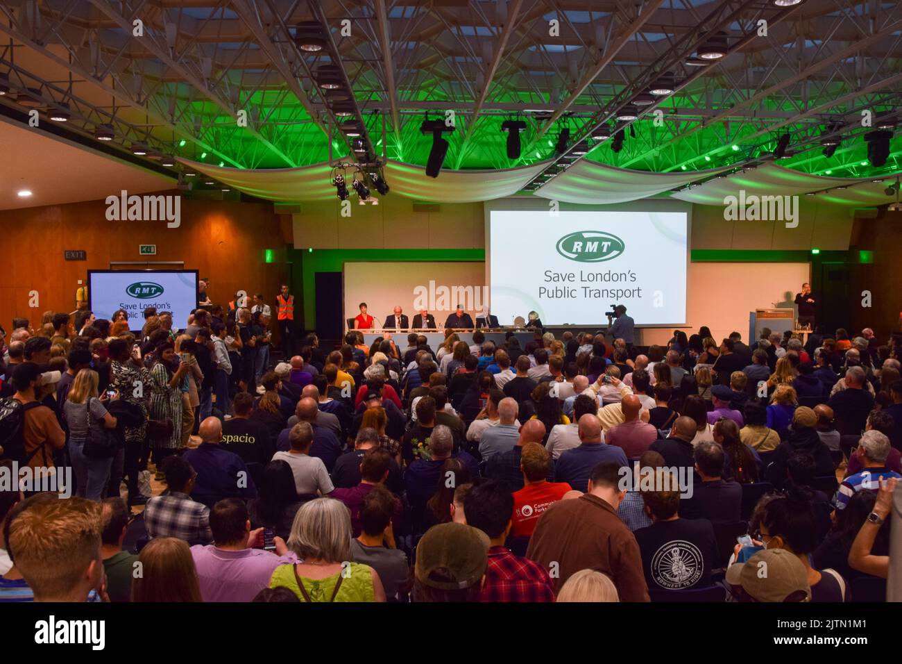 London, England, UK. 31st Aug, 2022. RMT union's Rally To Save London's ...