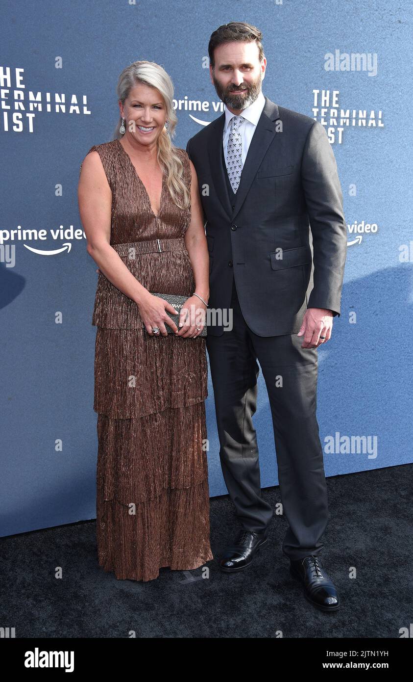 Jack Carr and Faith Carr arriving to the ‘TheTerminal List’ Los Angeles ...