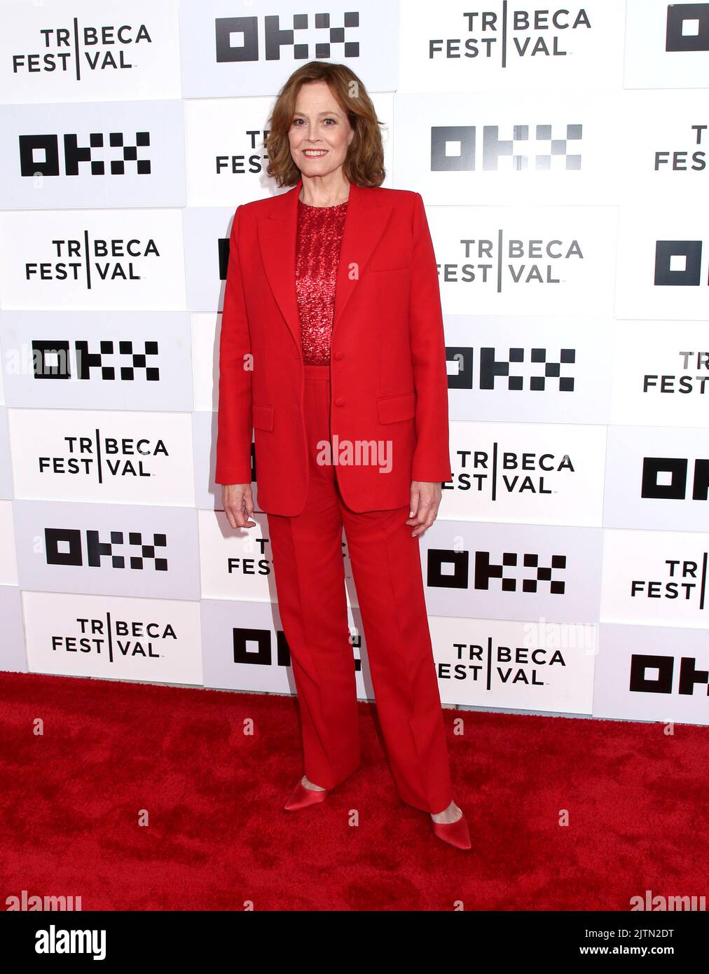Sigourney Weaver attending the Tribeca Film Festival - 'The Good House ...