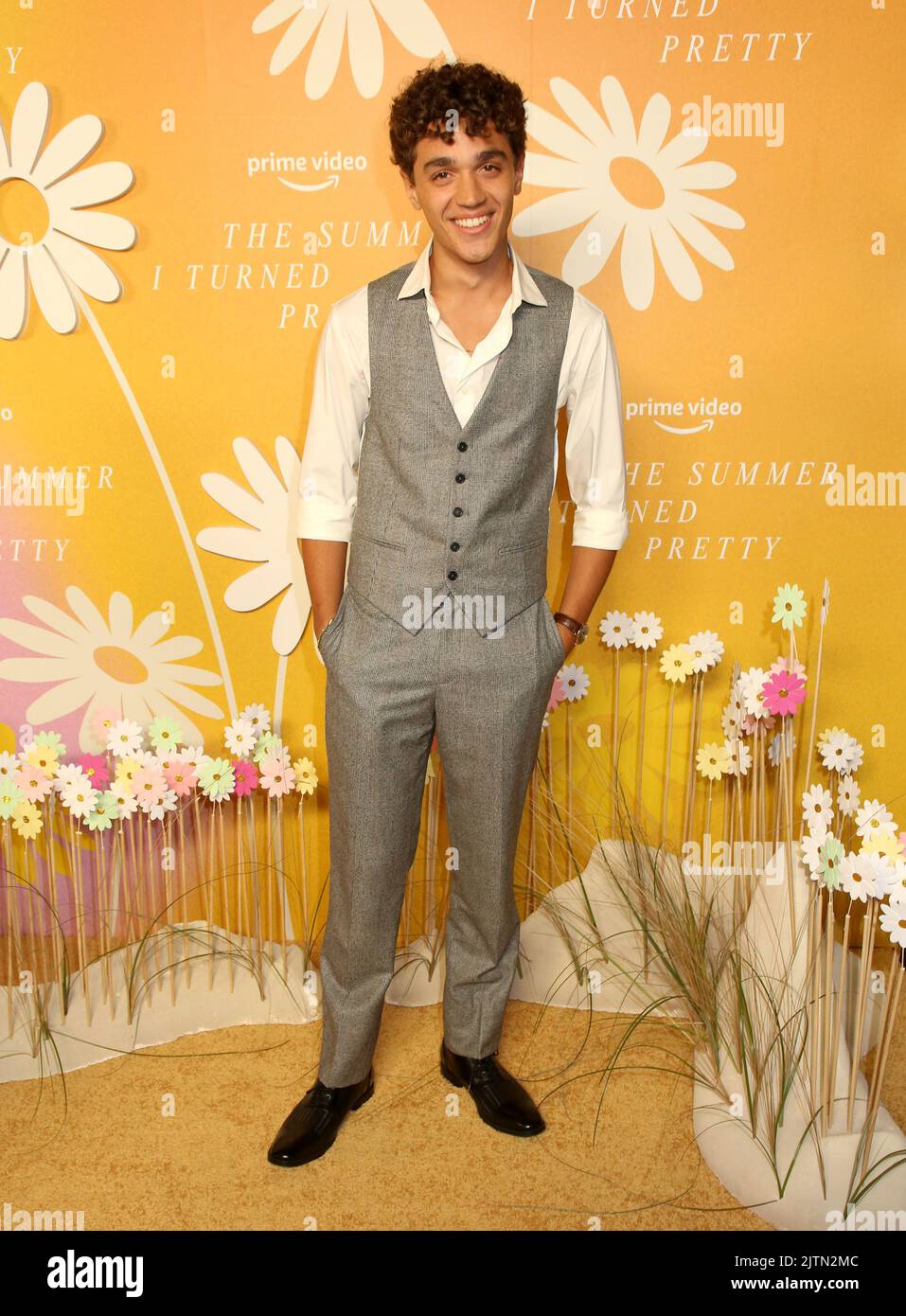 David Iacono attending 'The Summer I Turned Pretty' New York Premiere ...