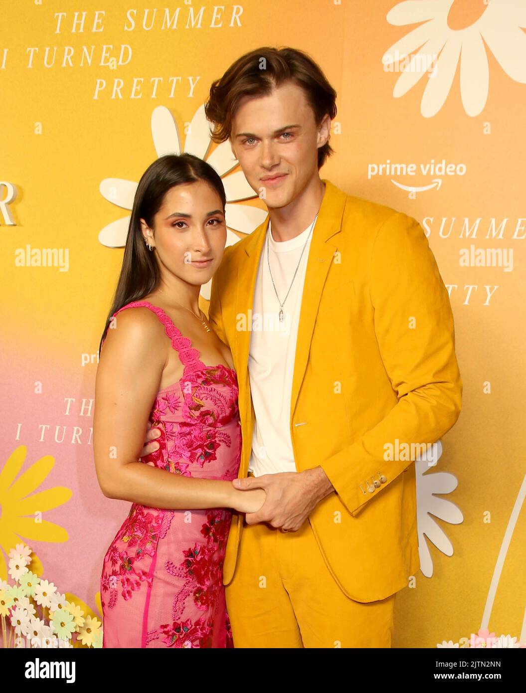 Christopher Briney and girlfriend Isabel attending 'The Summer I Turned Pretty' New York ...