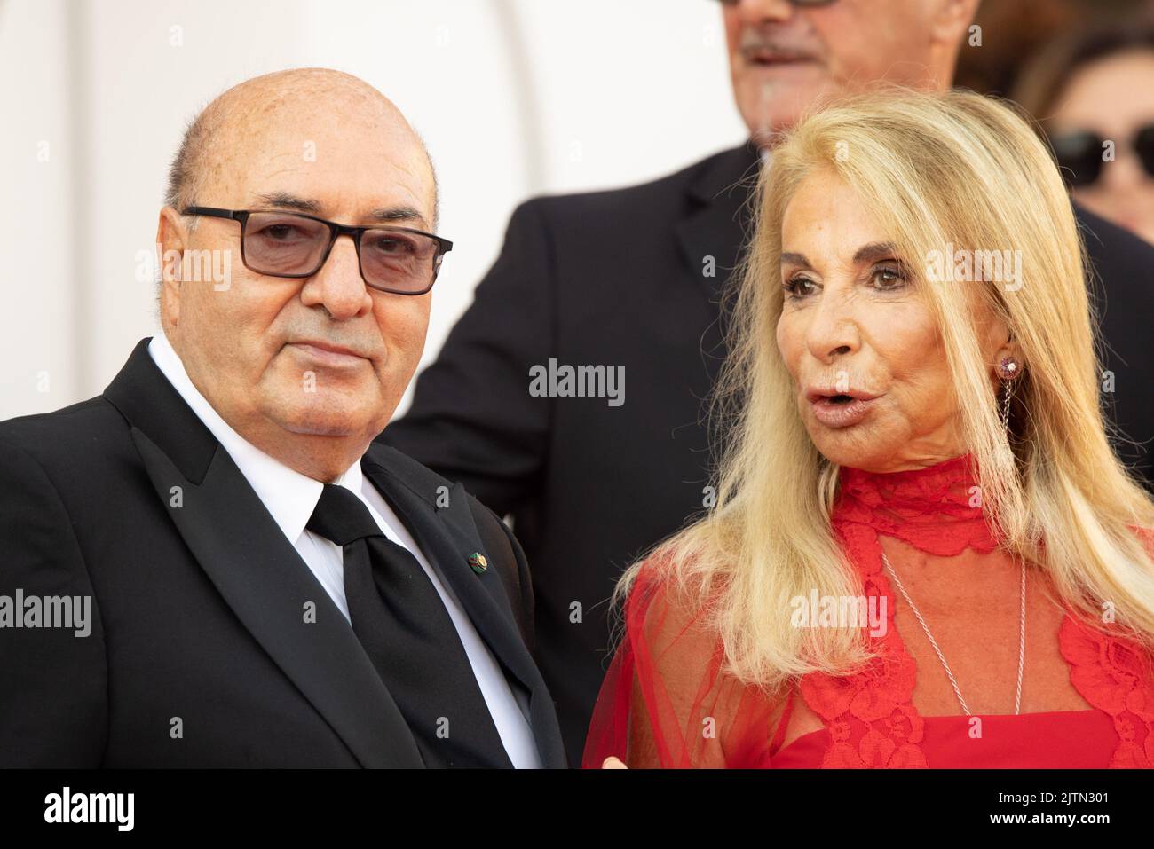 Lido di Venezia, Italy, 31/08/2022, Dante Ferretti and Francesca Lo ...