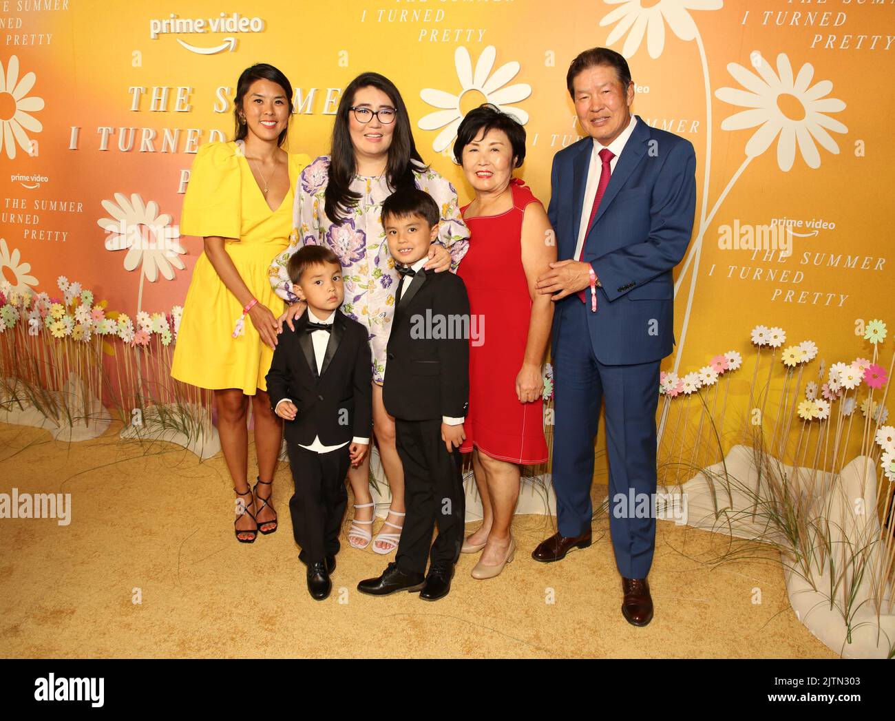 Jenny Han and Family attending 'The Summer I Turned Pretty' New York ...
