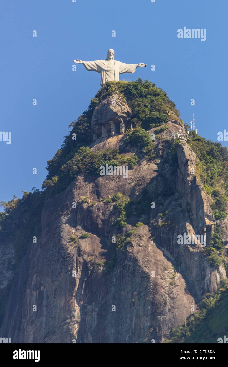 Statue of Christ the Redeemer in Rio de Janeiro, Brazil - May 12, 2020 ...