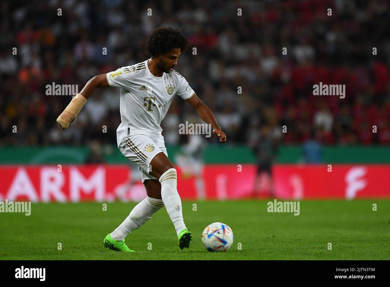 KOELN, GERMANY - AUGUST 28 2022: Serge Gnabry. The football match of ...