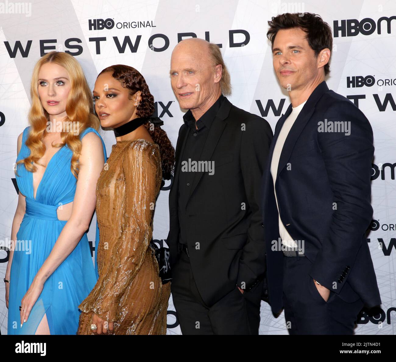 Evan Rachel Wood, Ed Harris and James Marsden attending the 'Westworld ...
