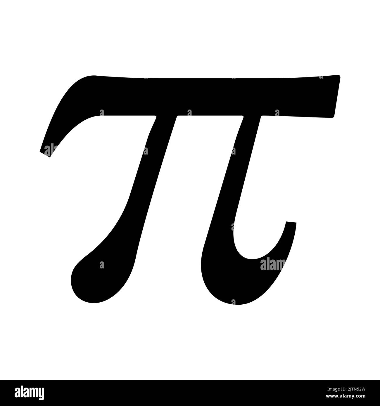 Pi symbol. Design for web and mobile app. Vector illustration isolated ...