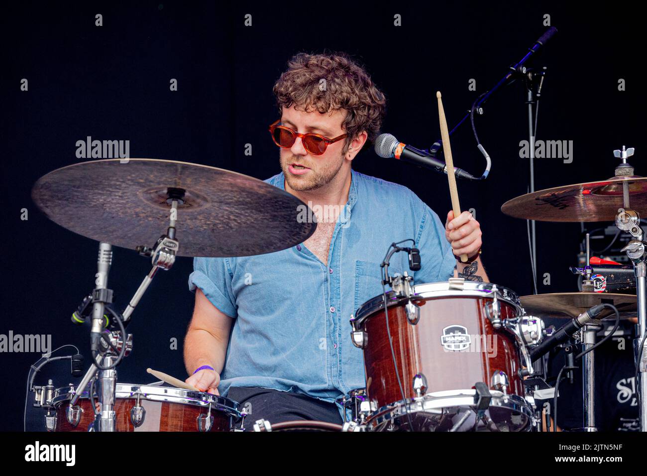 Saint-Cloud France 25 August 2022 Yard Act live concert at Rock en ...