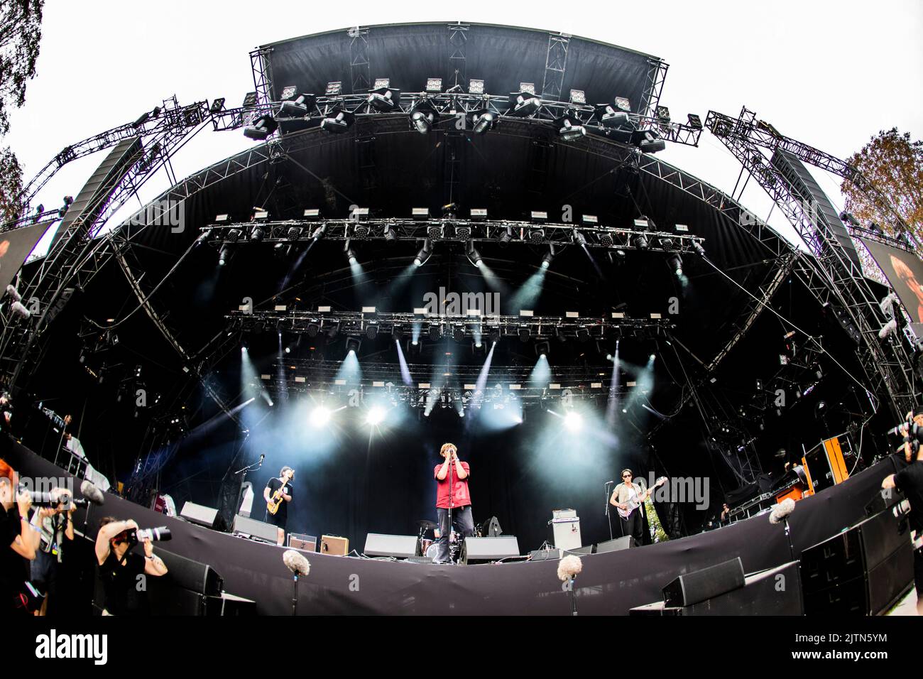 Saint-Cloud France 25 August 2022 Yard Act live concert at Rock en ...