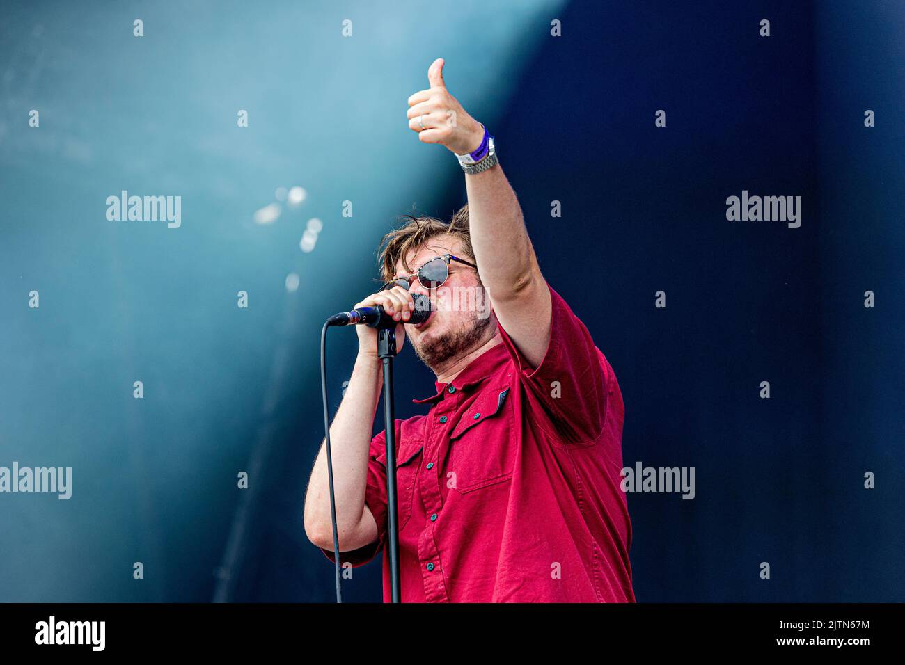 Saint-Cloud France 25 August 2022 Yard Act live concert at Rock en ...