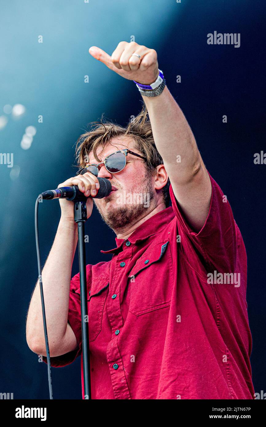 Saint-Cloud France 25 August 2022 Yard Act live concert at Rock en ...