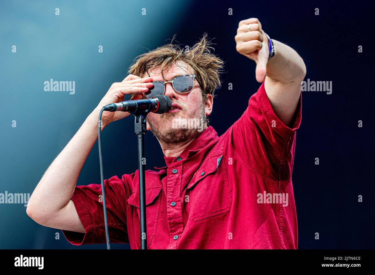 Saint-Cloud France 25 August 2022 Yard Act live concert at Rock en ...