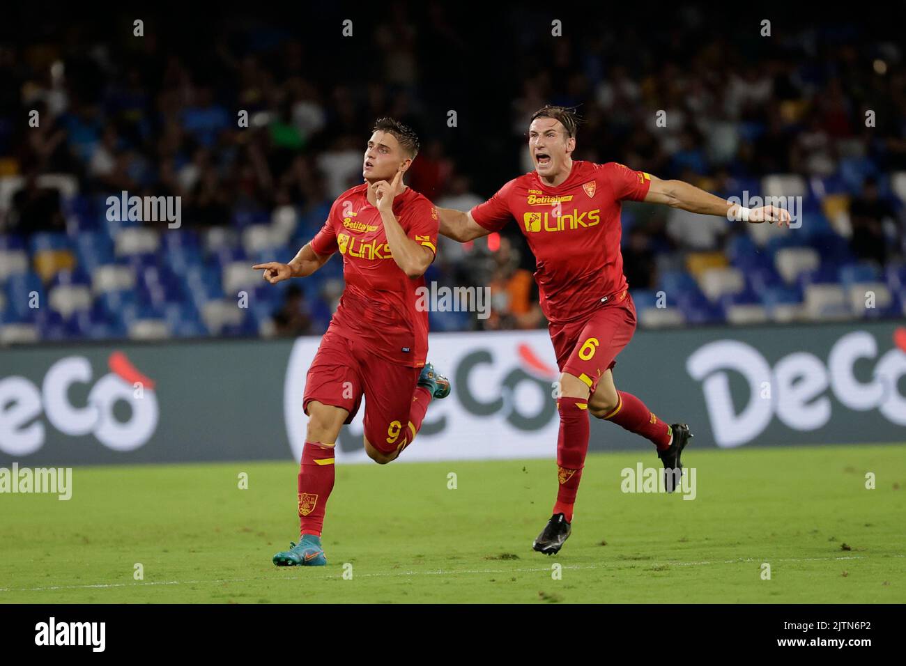 31st August 2022; Diego Armando Maradona Stadium, Naples, Campania, Italy; Serie A football ...