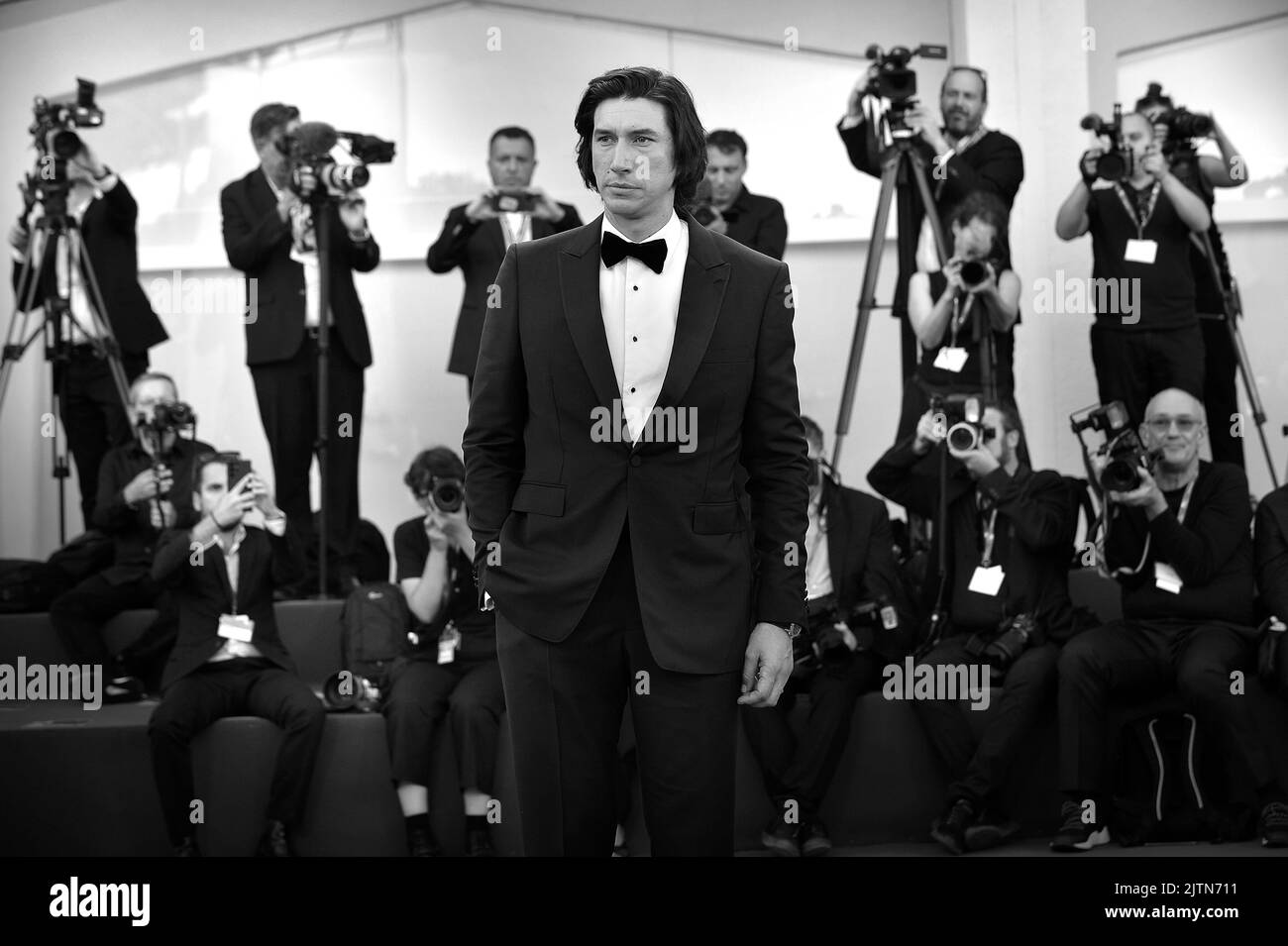 Adam driver venice film festival Black and White Stock Photos & Images ...