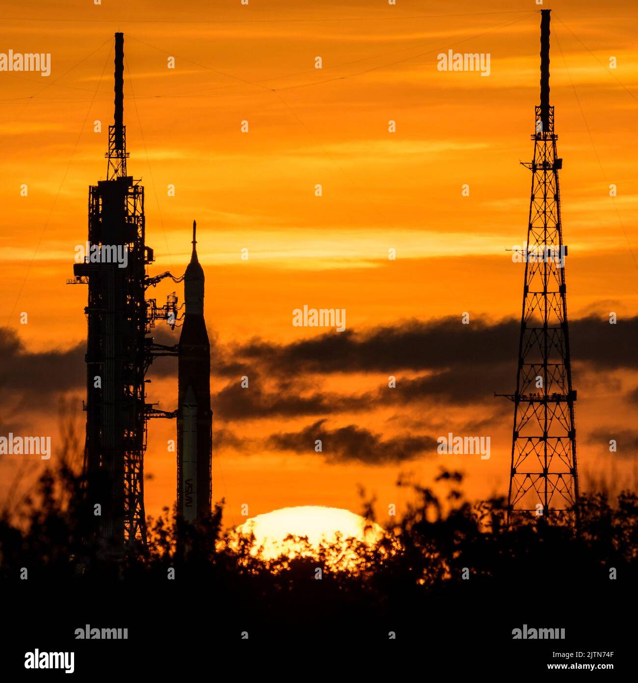 NASA s Space Launch System (SLS) rocket with the Orion spacecraft ...