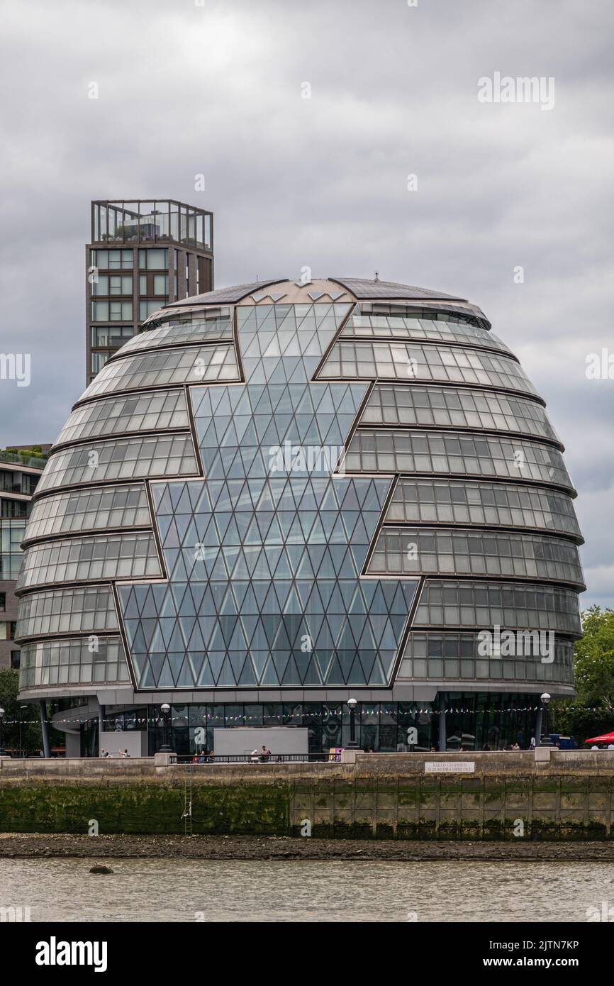 London, England, UK - July 6, 2022: From Thames River. Closeup, New ...