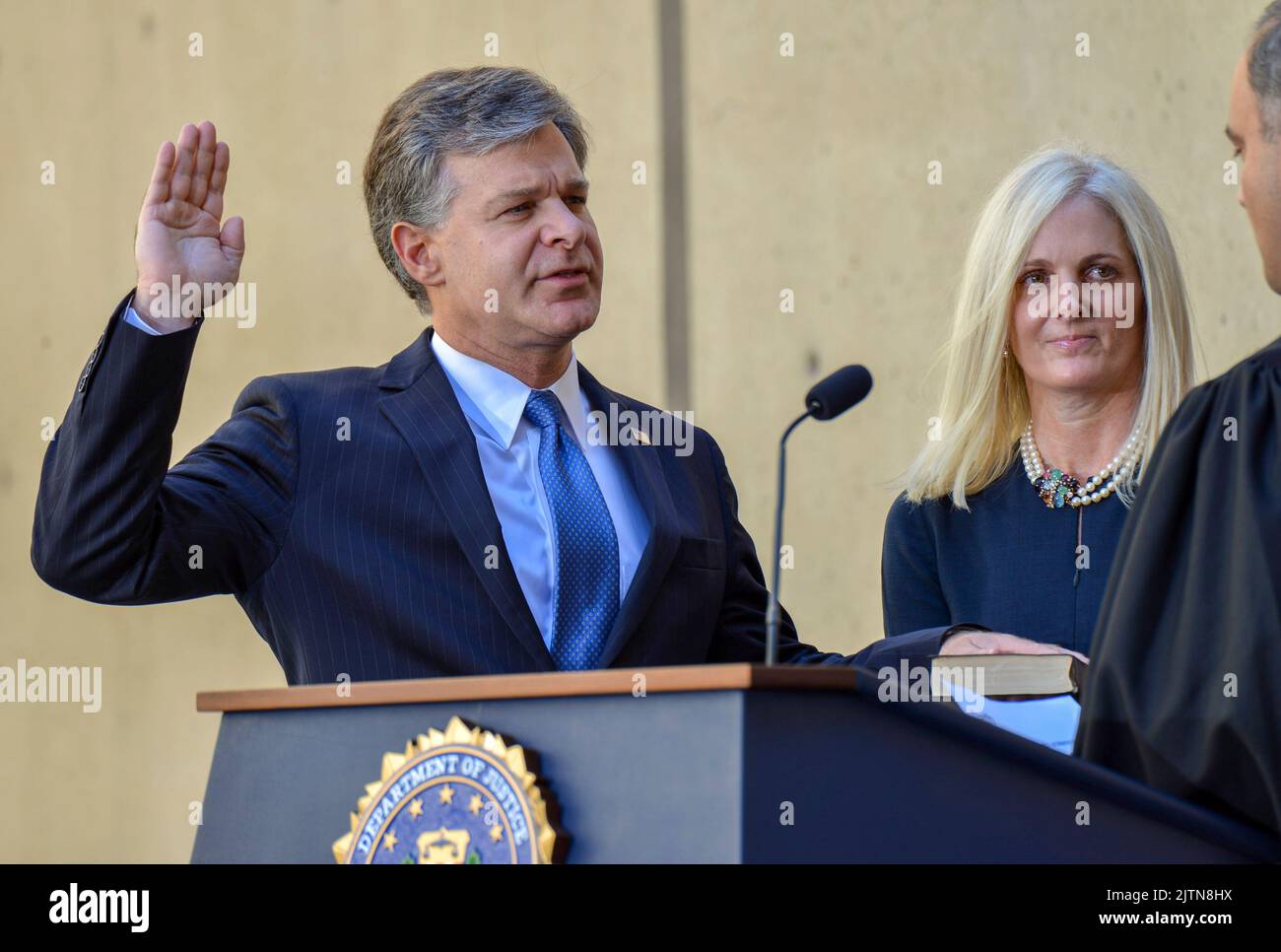 Director Wray Installation Ceremony Director Christopher Wray and his ...