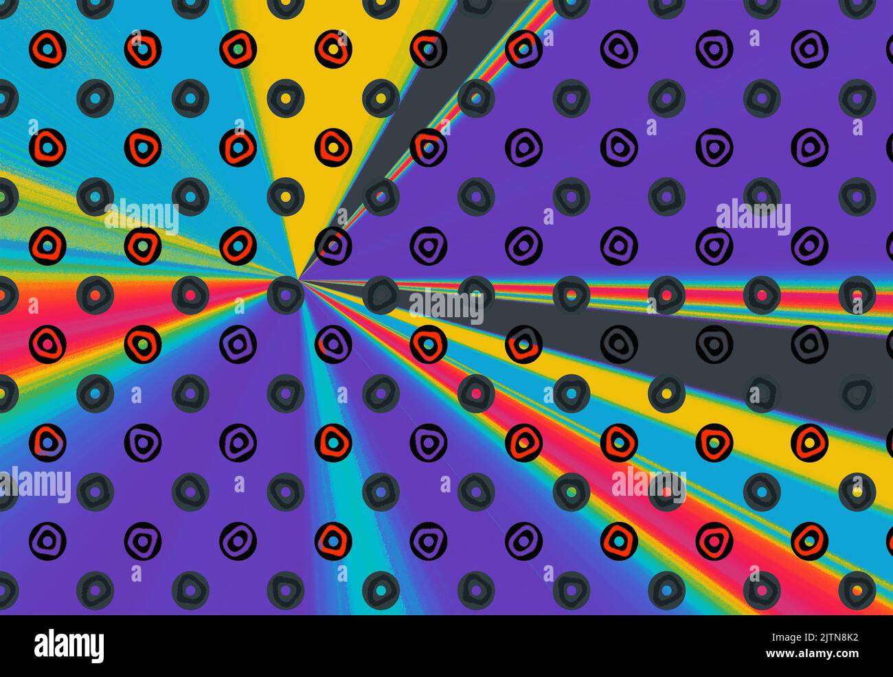 creative concept colorful dots background. Abstract dotted design for ...