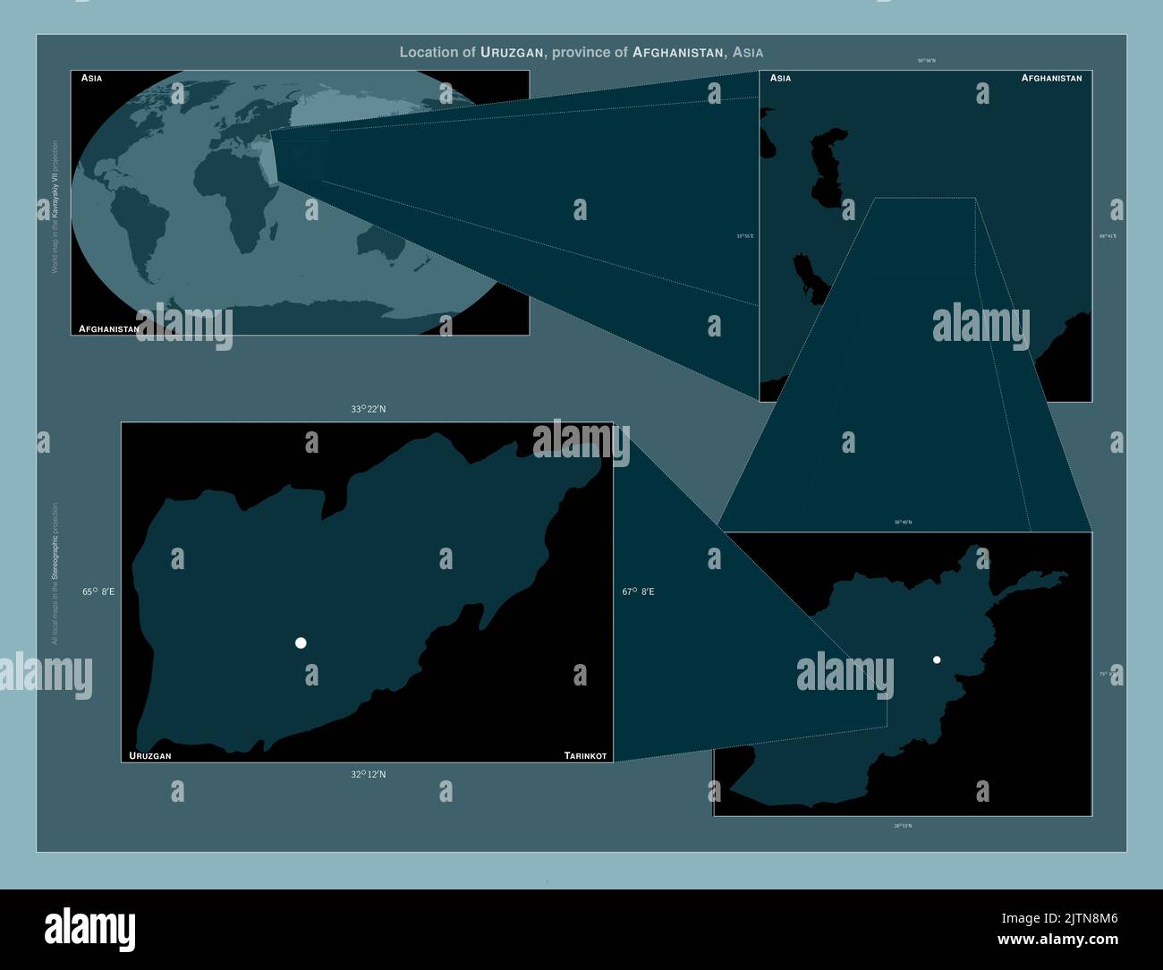 Uruzgan map Stock Vector Images - Alamy