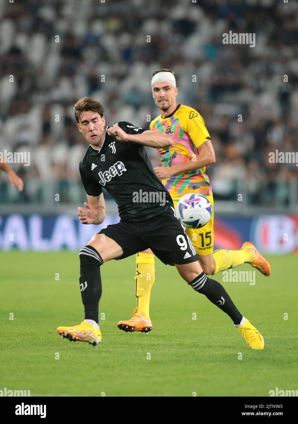 Dusan Vlahovic of Juventus Fc during the Italian Serie A, football ...