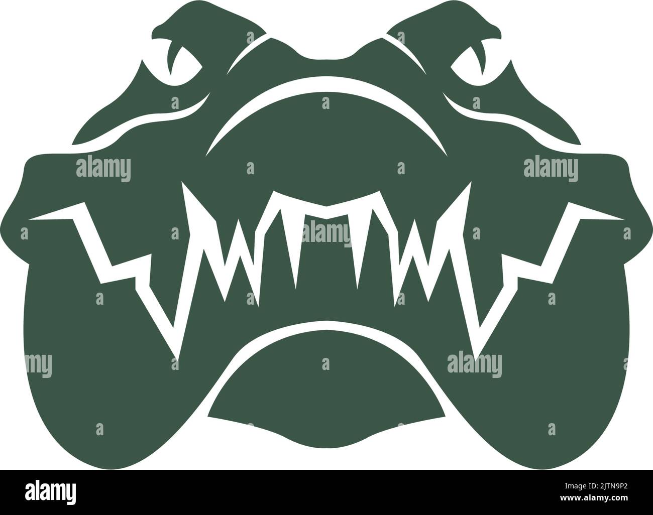 Crocodile icon logo design illustration template Stock Vector Image ...