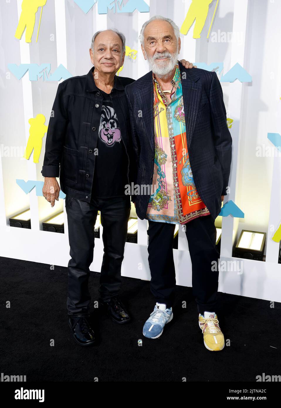 28 August 2022 - Newark, New Jersey - Cheech Marin and Tommy Chong ...