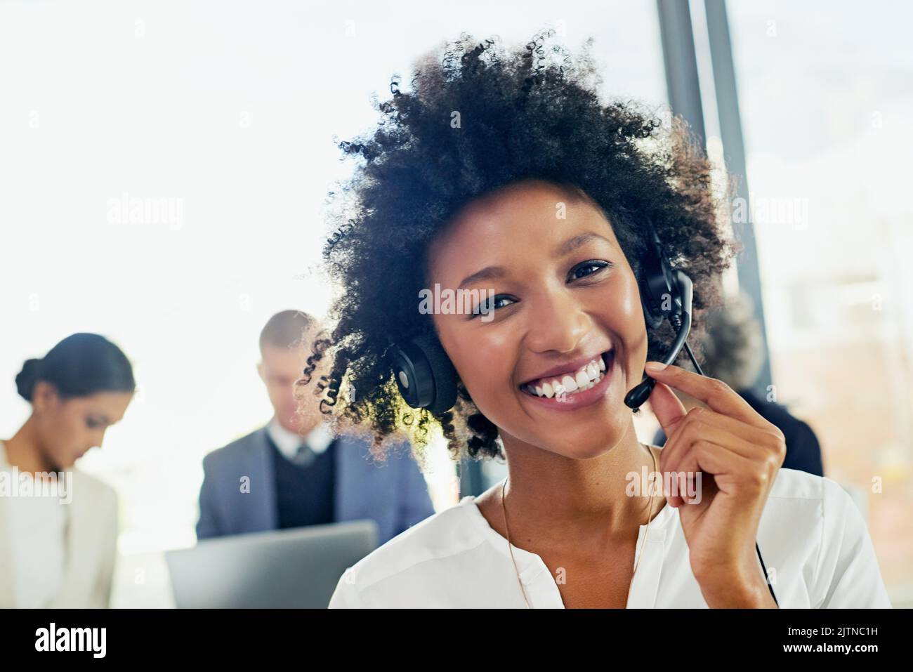 Here to provide you with the best customer service. Portrait of a ...