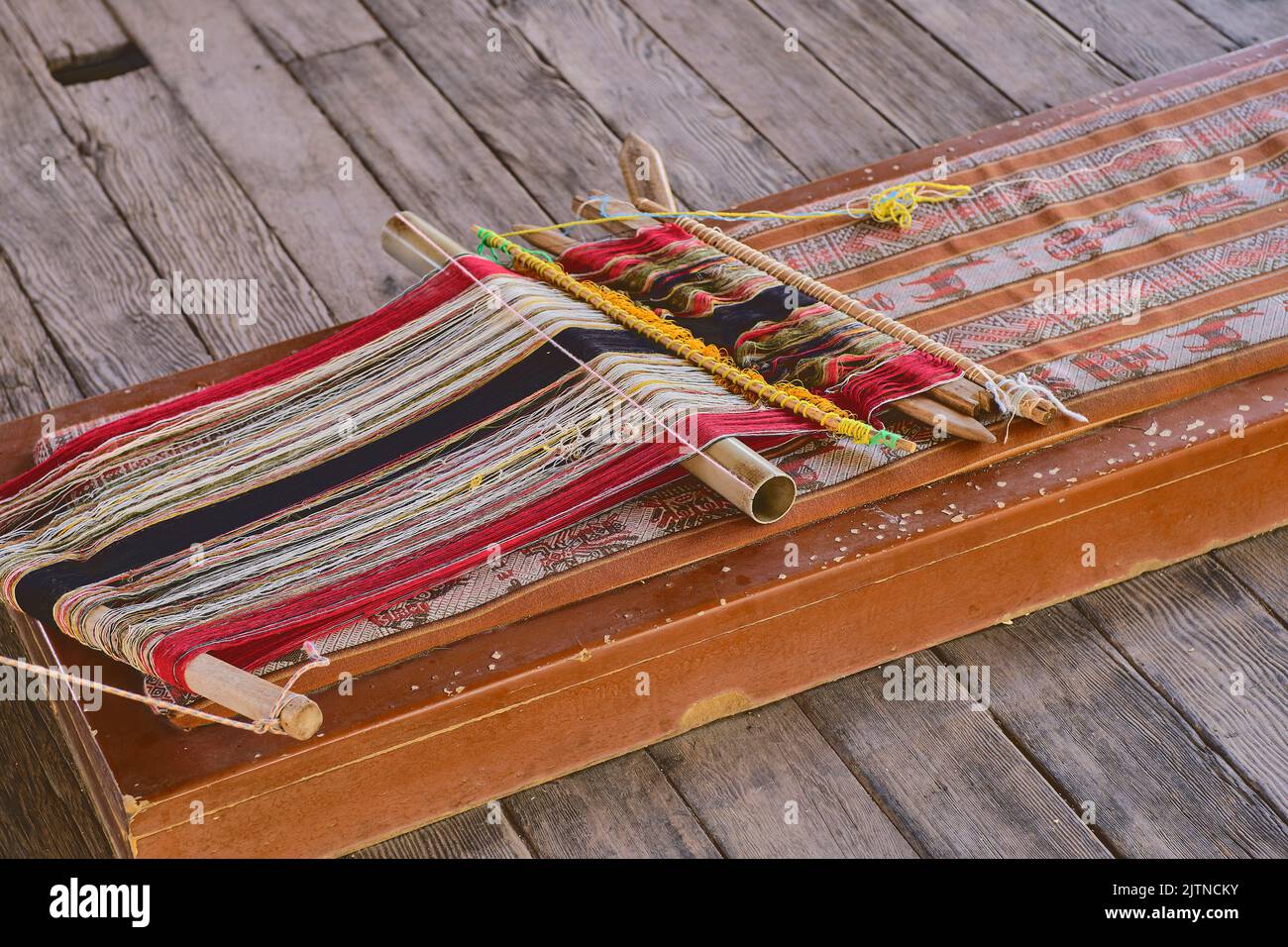 Raw wool stretched hi-res stock photography and images - Alamy