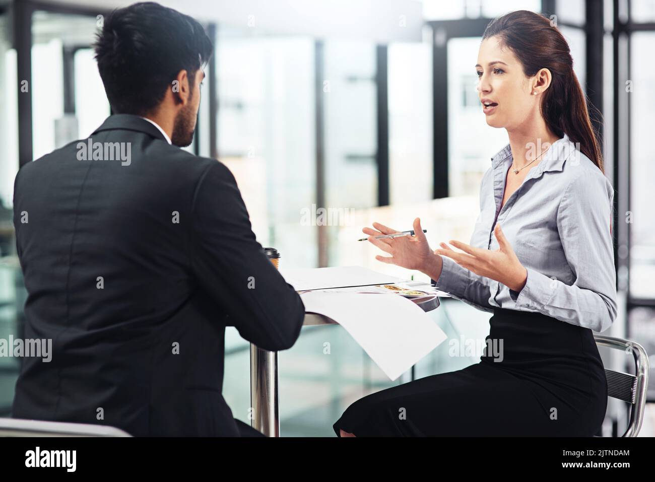 She vision career sitting hi-res stock photography and images - Alamy