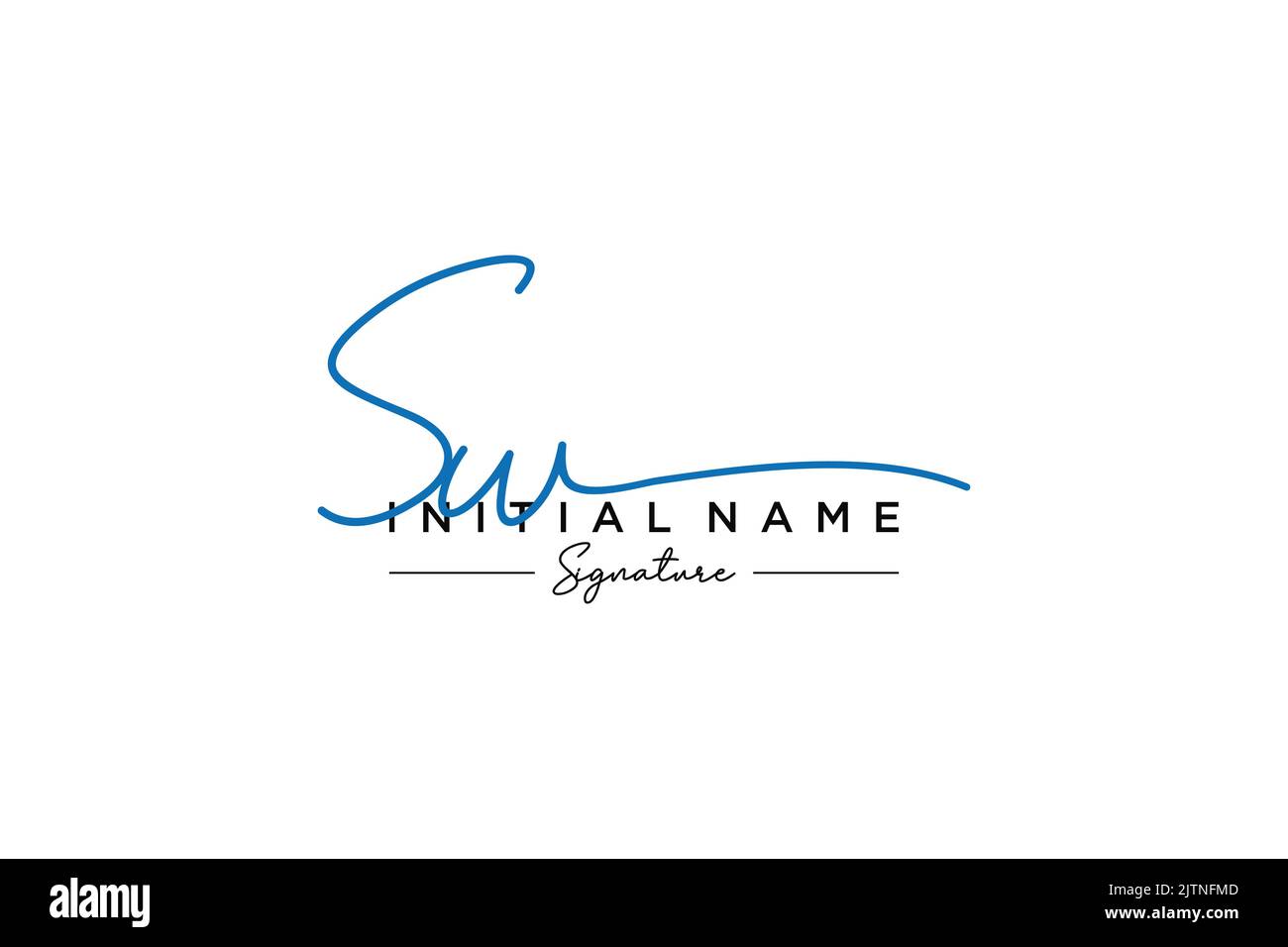 Sw minimal logo hi-res stock photography and images - Alamy