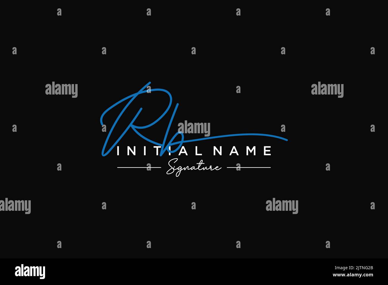 Rb signature hi-res stock photography and images - Alamy