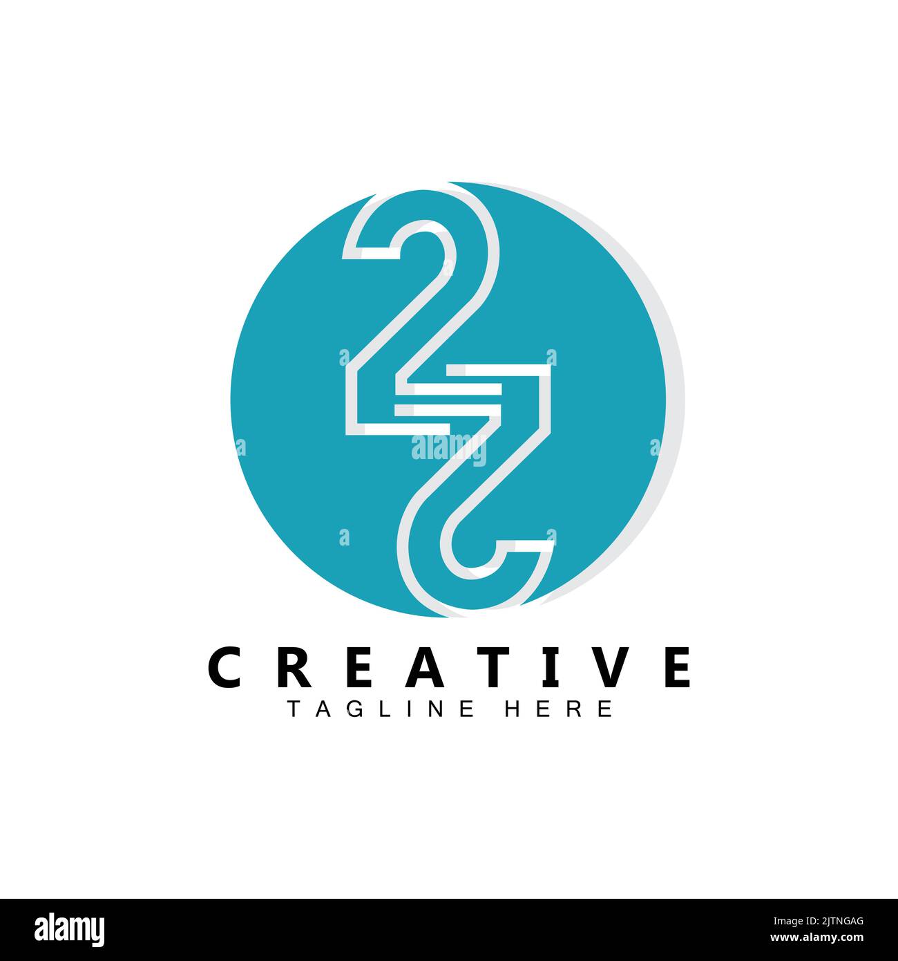 Number 22 vector vectors hi-res stock photography and images - Alamy