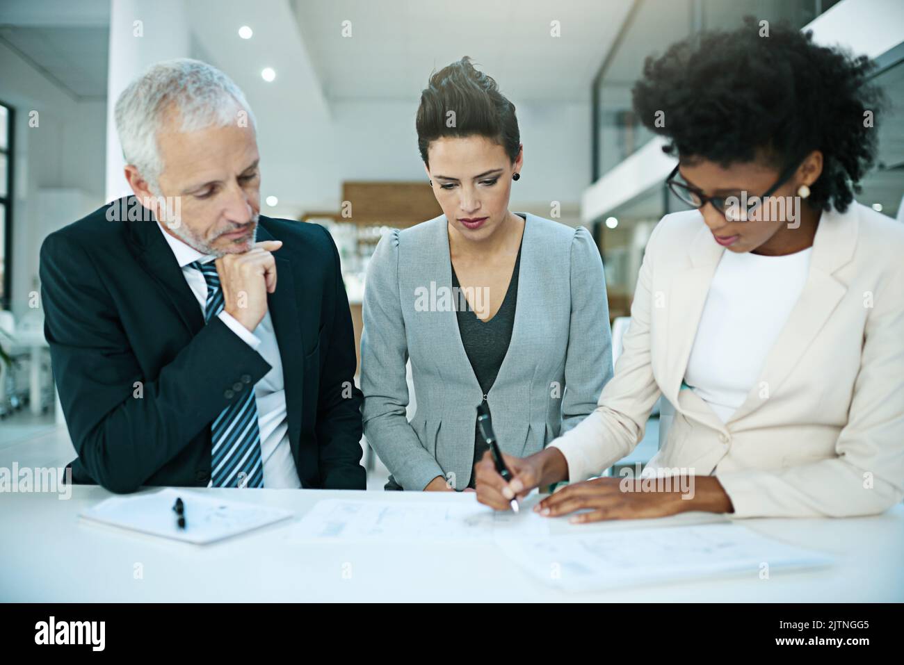Making success their priority. a group of businesspeople having a ...