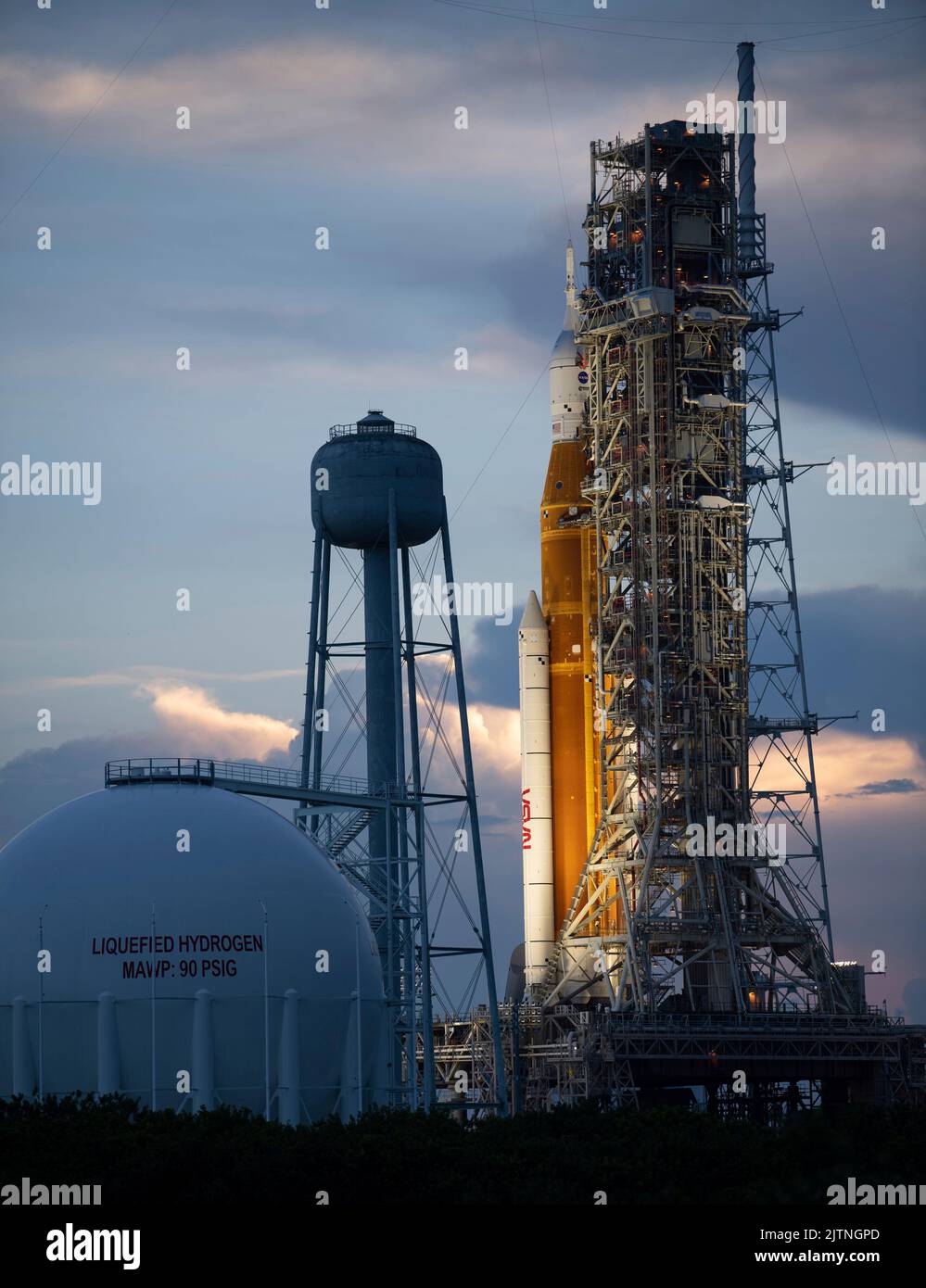 NASA s Space Launch System (SLS) rocket with the Orion spacecraft ...