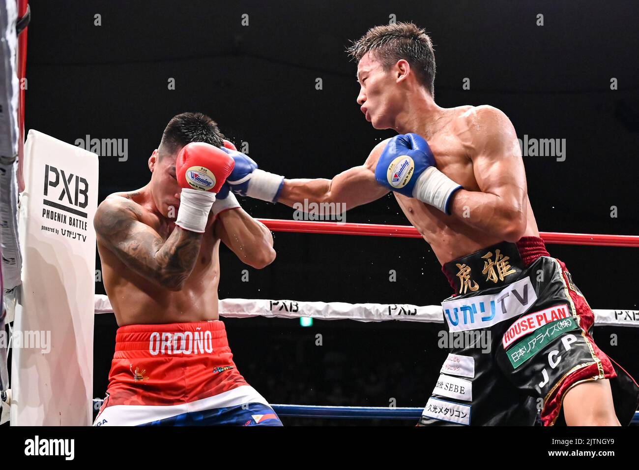 Tokyo, Japan. 26th Aug, 2022. Taiga Imanaga (blue gloves) of Japan and ...