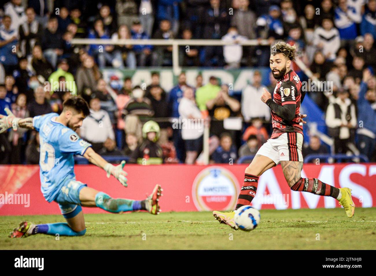 Buenos Aires, Argentina. 31st Aug, 2022. During Velez Sarsfield x Flamengo, a match valid for ...