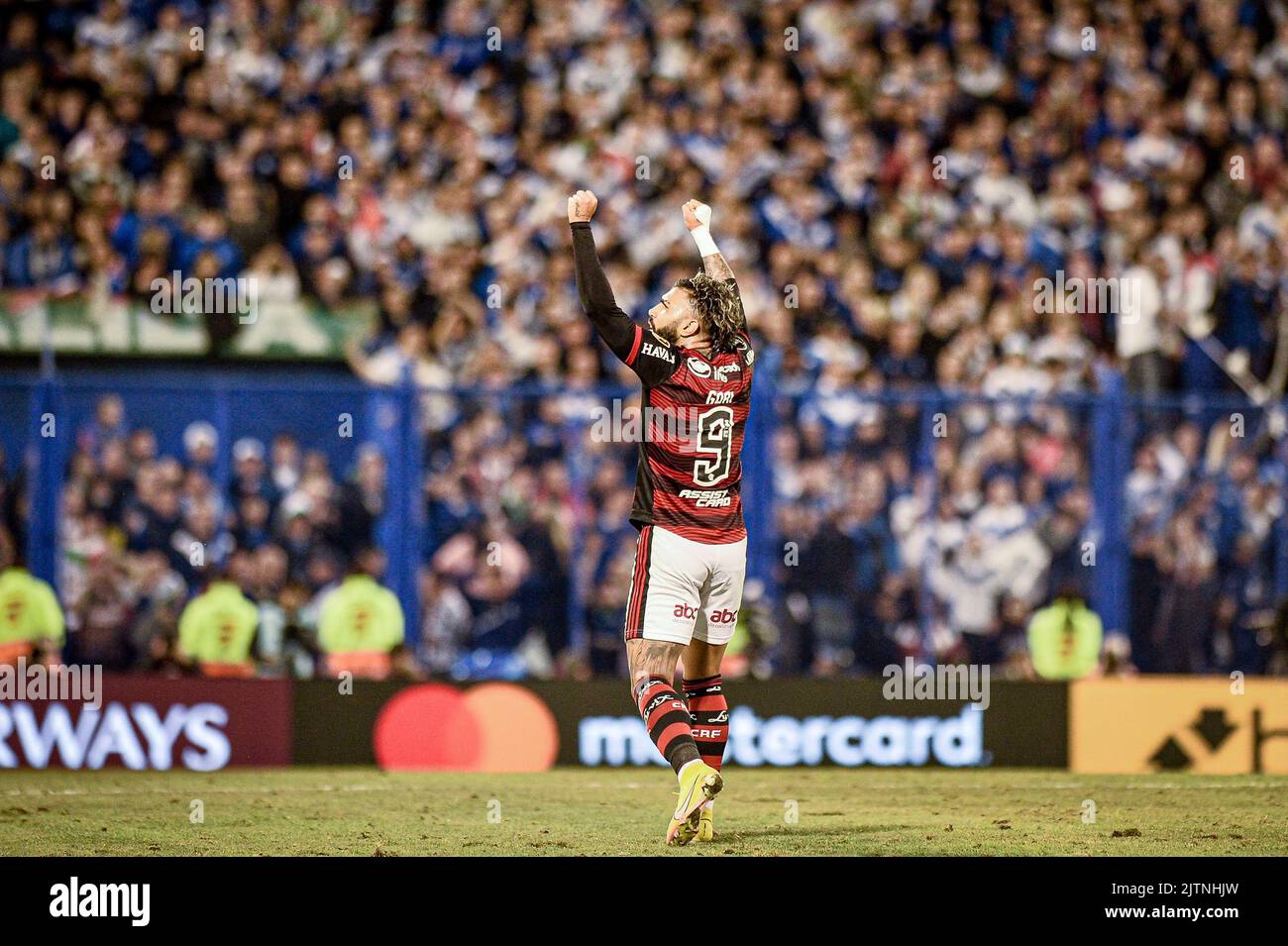 Buenos Aires, Argentina. 31st Aug, 2022. During Velez Sarsfield x Flamengo, a match valid for ...